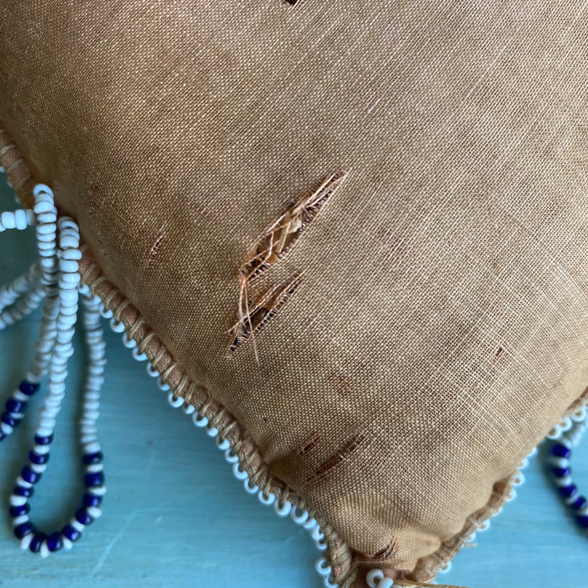 Antique Mohawk Beaded Heart Souvenir Pillow – Blackbird Vintage Finds