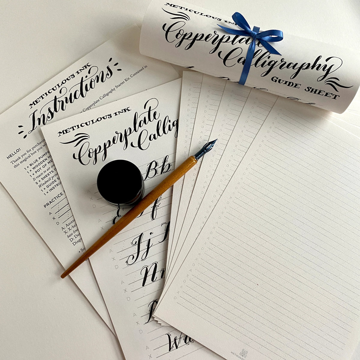 Copperplate Calligraphy Beginner Kit – Blackbird Vintage Finds