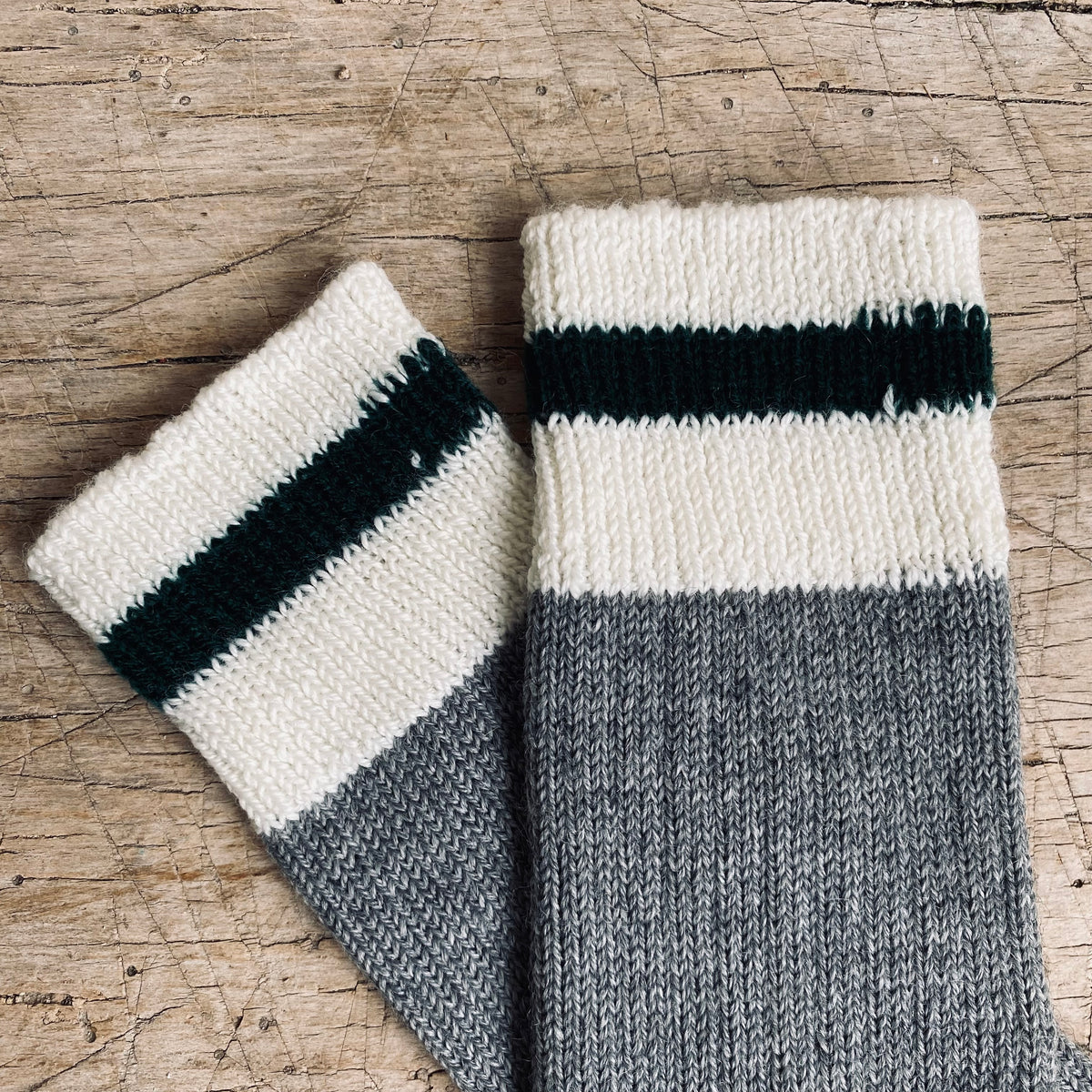 Merino Grey Cabin Sock – Blackbird Vintage Finds