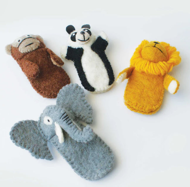 Wool Finger Puppets – Blackbird Vintage Finds