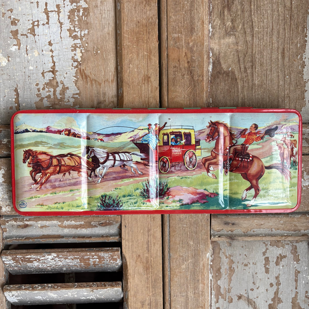 Vintage Western Stagecoach Paint Box (c.1950s) – Blackbird Vintage Finds