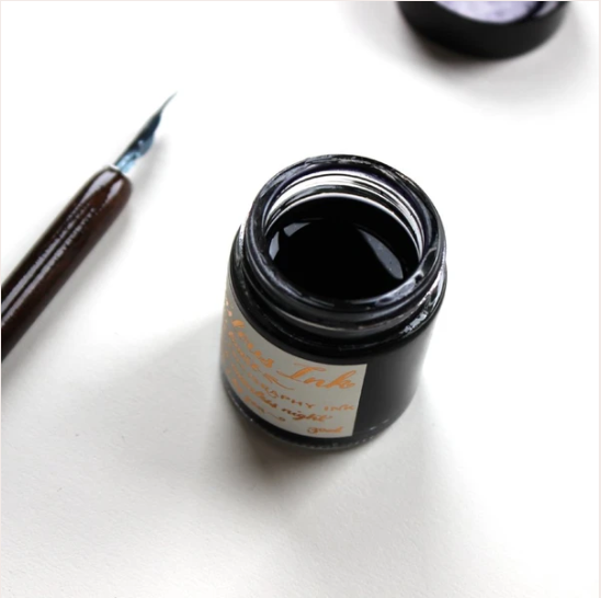 Iron Gall Calligraphy Ink - Black – Blackbird Vintage Finds